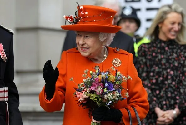 Queen Elizabeth II visited the Science Museum in London