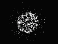 Блог Колибри: Animation Blinking and flashes of stars background gif