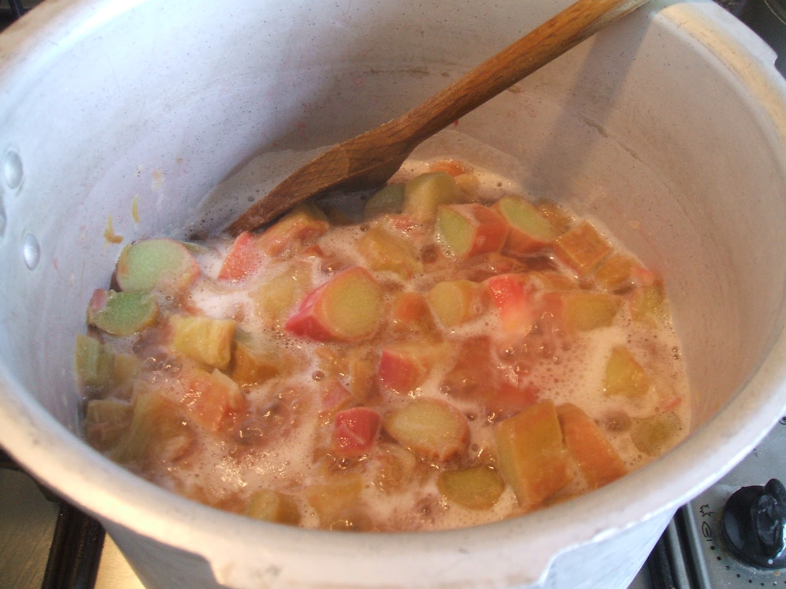 Stitch And Bake: Rhubarb and Mint Jam Recipe