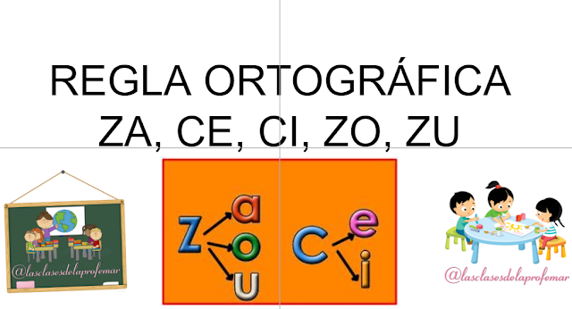 LAS CLASES DE LA PROFE MAR.: REGLA ORTOGRÁFICA ZA, ZO , ZU / CE, CI