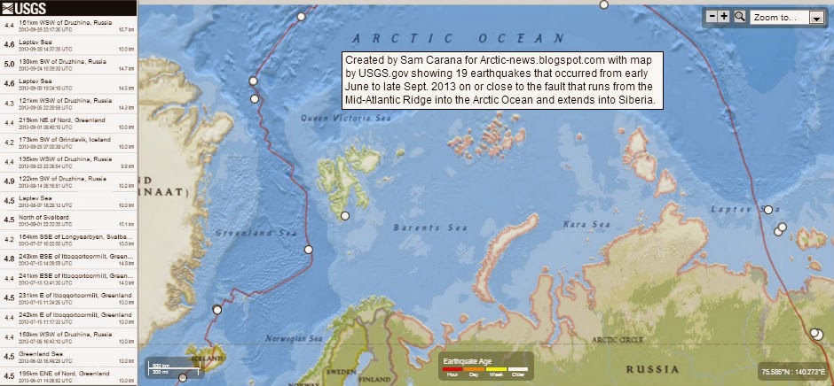Arctic News: Earthquake hits Laptev Sea