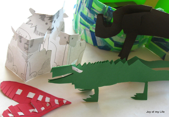 The Joy of My Life, and other things: Kids Craft: Paper Animals in a Box