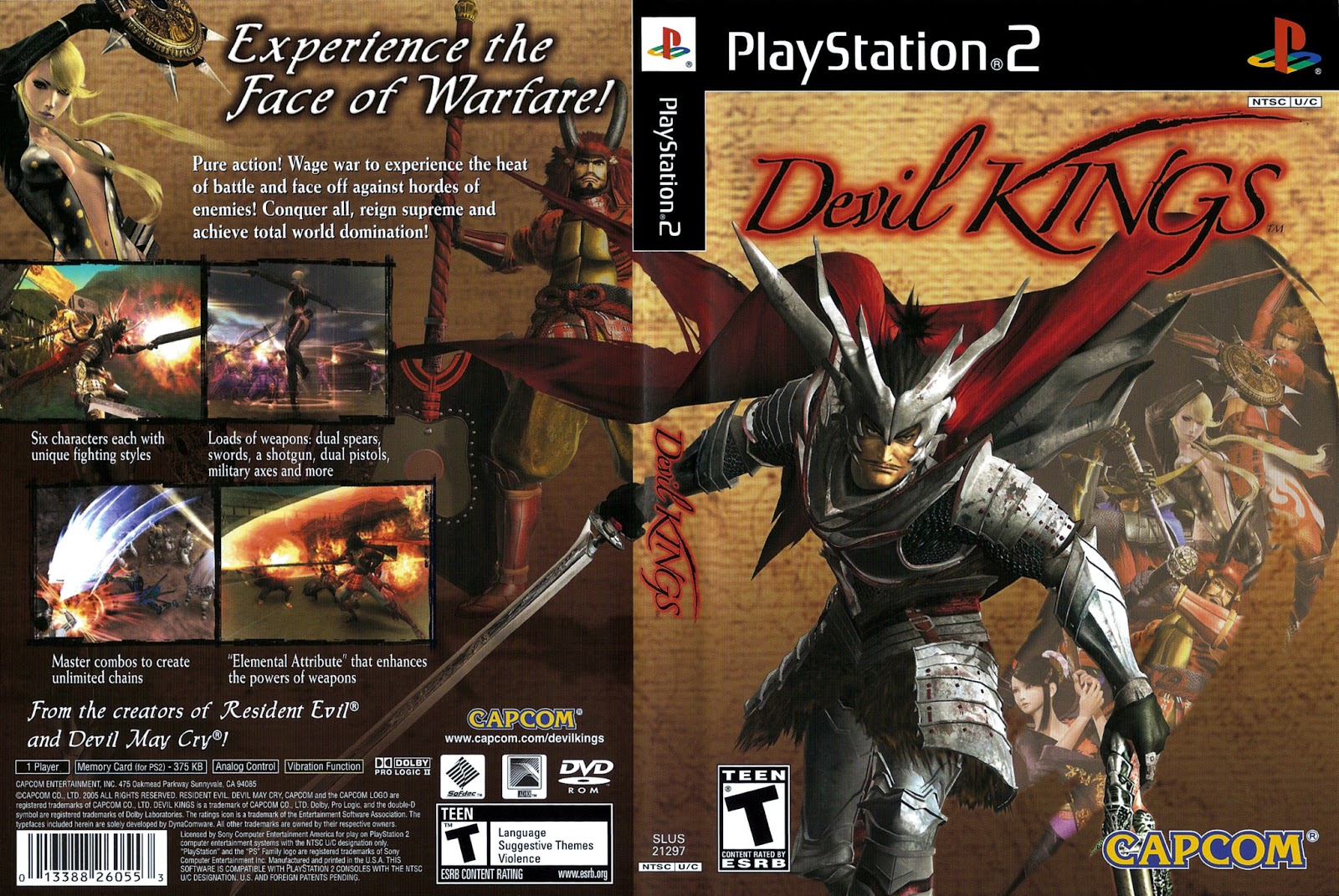 мєѕ ¢συяαηтѕ éℓє¢тяιqυєѕ¦¤¦´¯)) †: Devil Kings (NTSC-U)