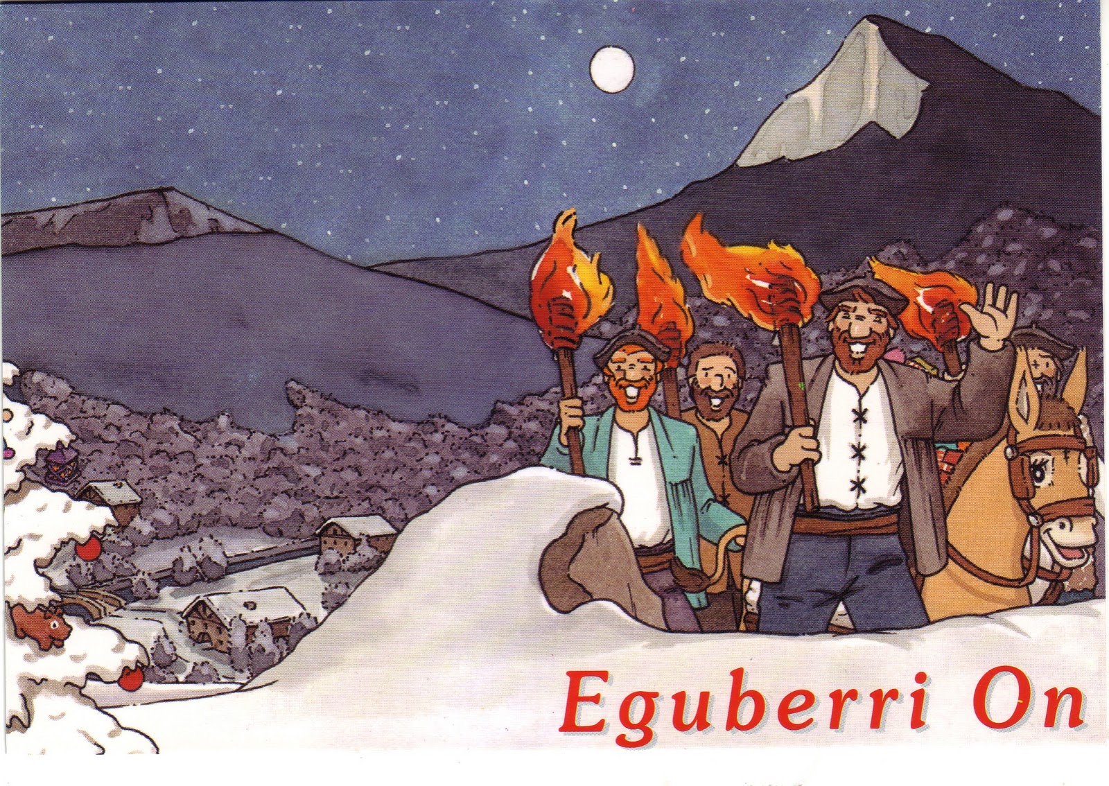 BAÚL DE NAVIDAD: Olentzero: postales