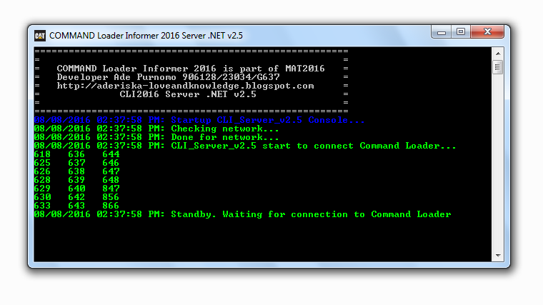 COMMAND Loader Informer Version 2.5 | Love and Knowledge