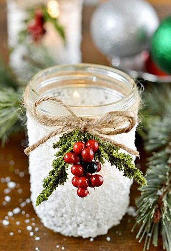 OVER 35 CHRISTMAS MASON JAR IDEAS Idees And Solutions over-35-christmas-mason-jar-ideas-idees-and-solutions