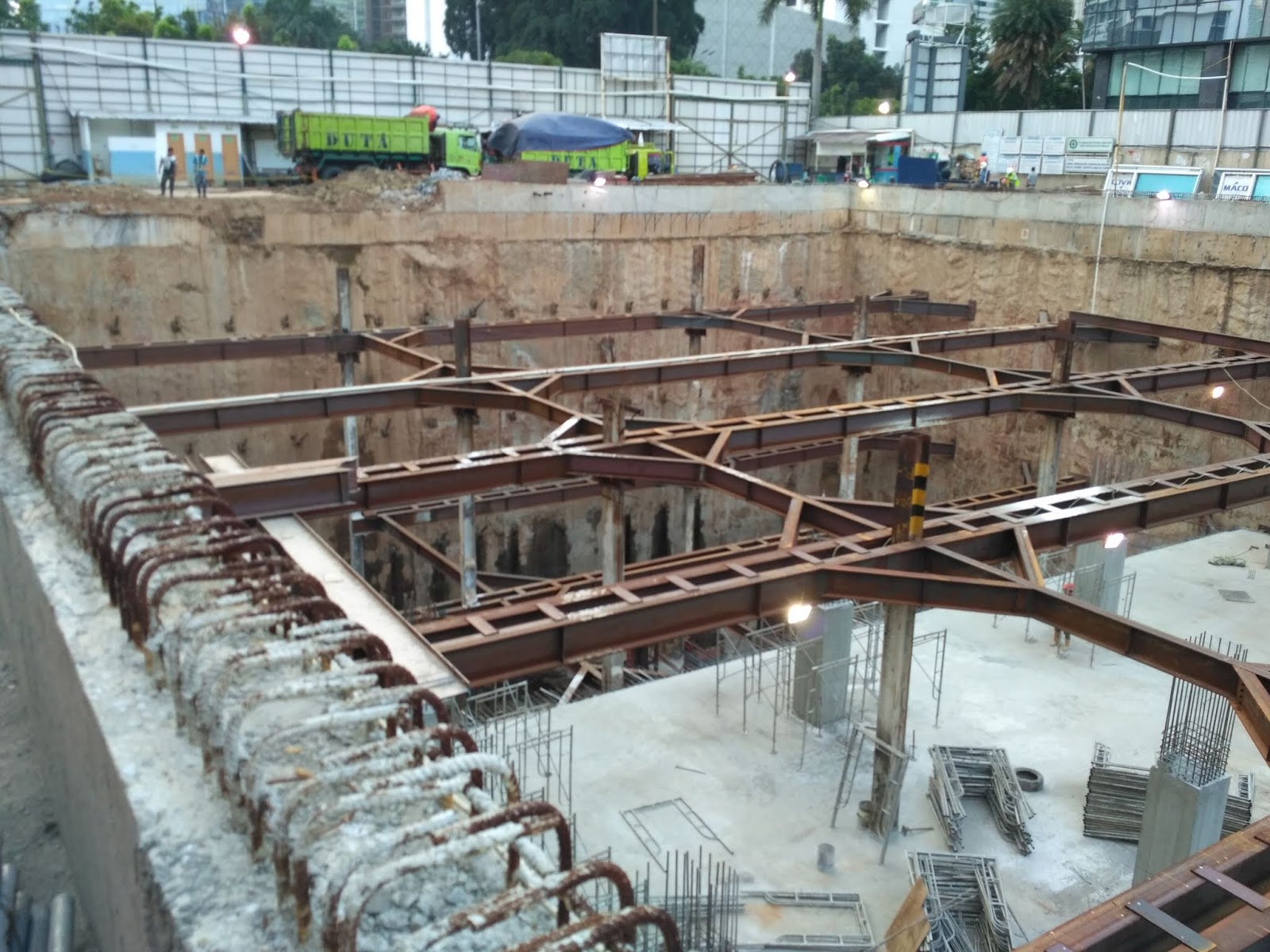 Metode Konstruksi Basement Gedung ~ Portal Sipil