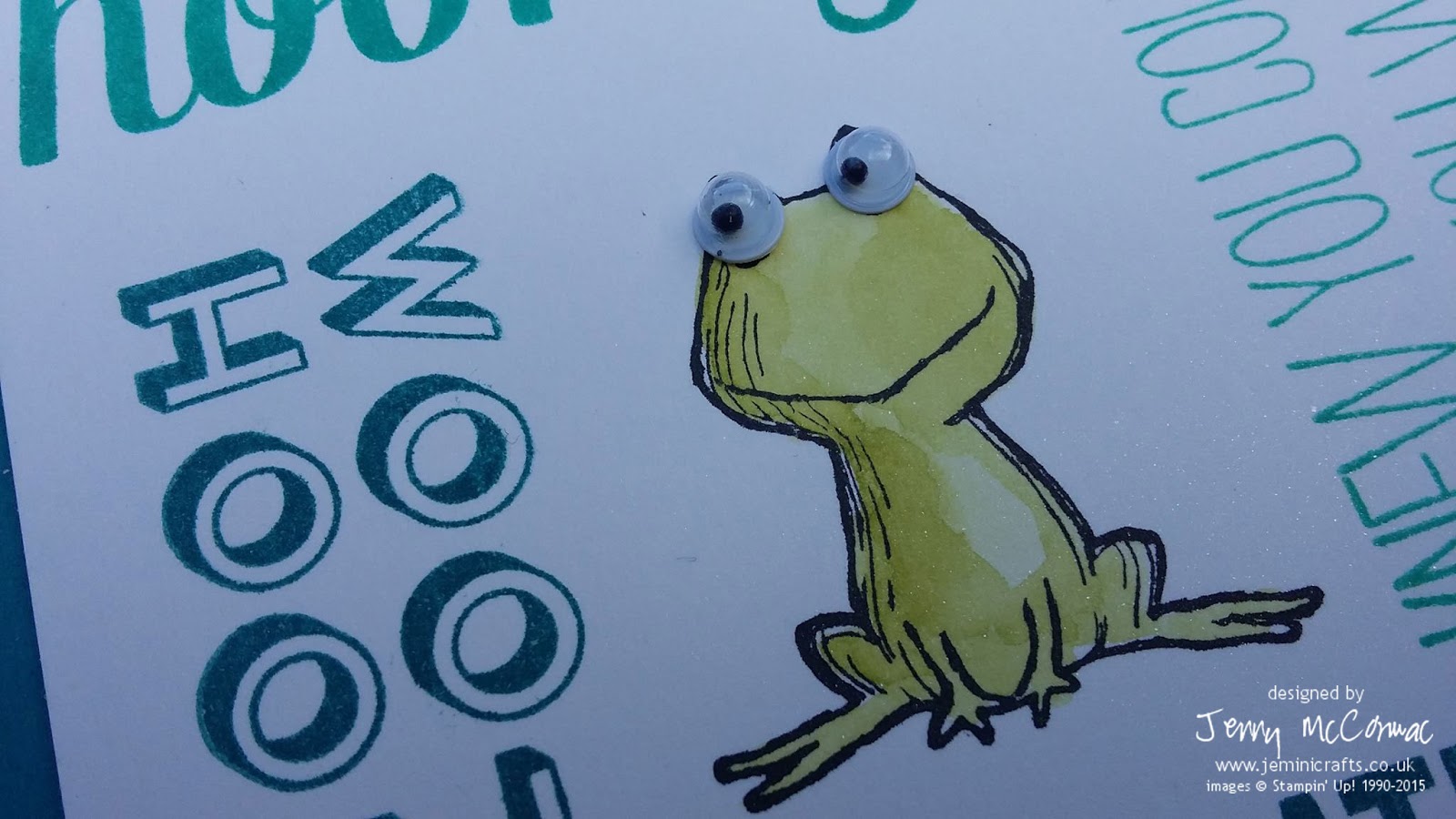 Jemini Crafts: A Frog wishing Congratulations