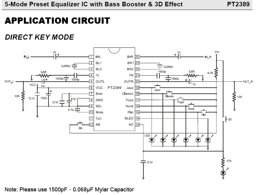 Electronic circuit, componnent data, lesson and etc….: 5-Mode Preset ...