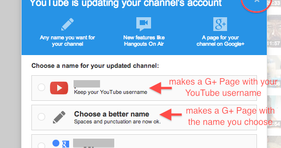 What does it mean when "YouTube is updating your channel's account" and ...