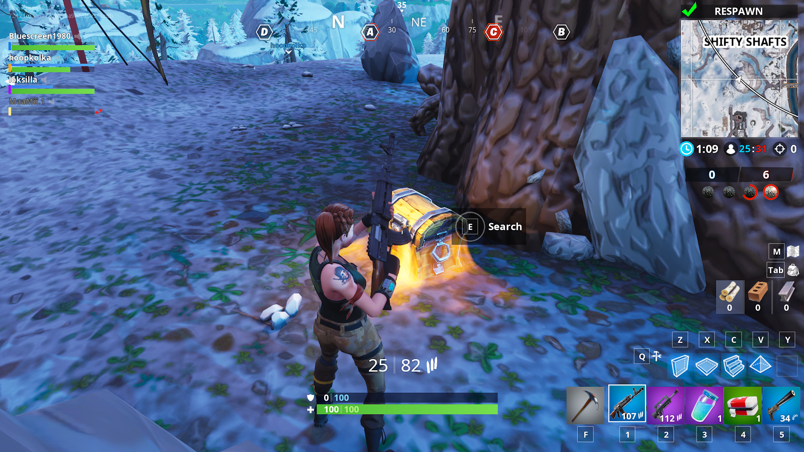 Peli-Rami: Fortnite Battle Royale