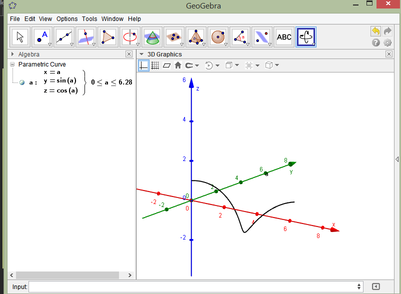 Mengenal Perintah "Curve" Pada GeoGebra (2)