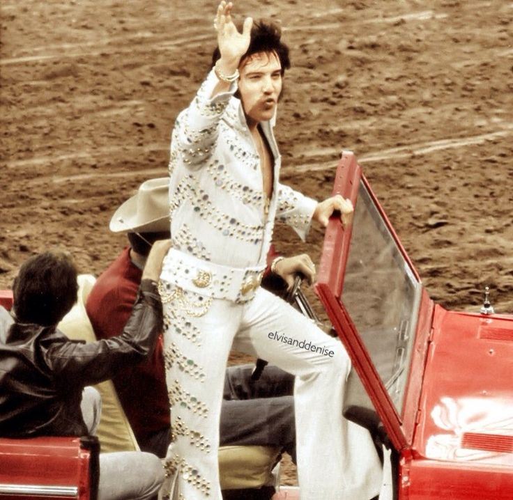 Elvis Presley . . . : Jumpsuit - Stone Nail Mirror