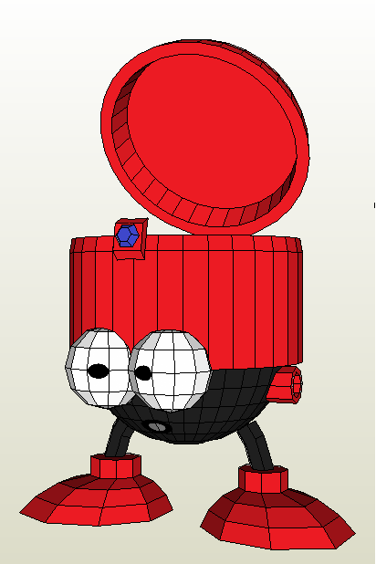 Mega Man - Eddy & Flip Top Papercraft | Papercraft Paradise ...