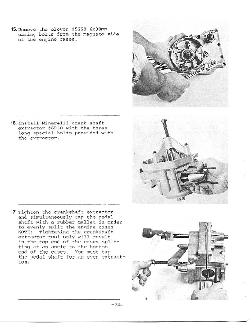 Restored Motorcycle Style: Minarelli V1 Service Manual
