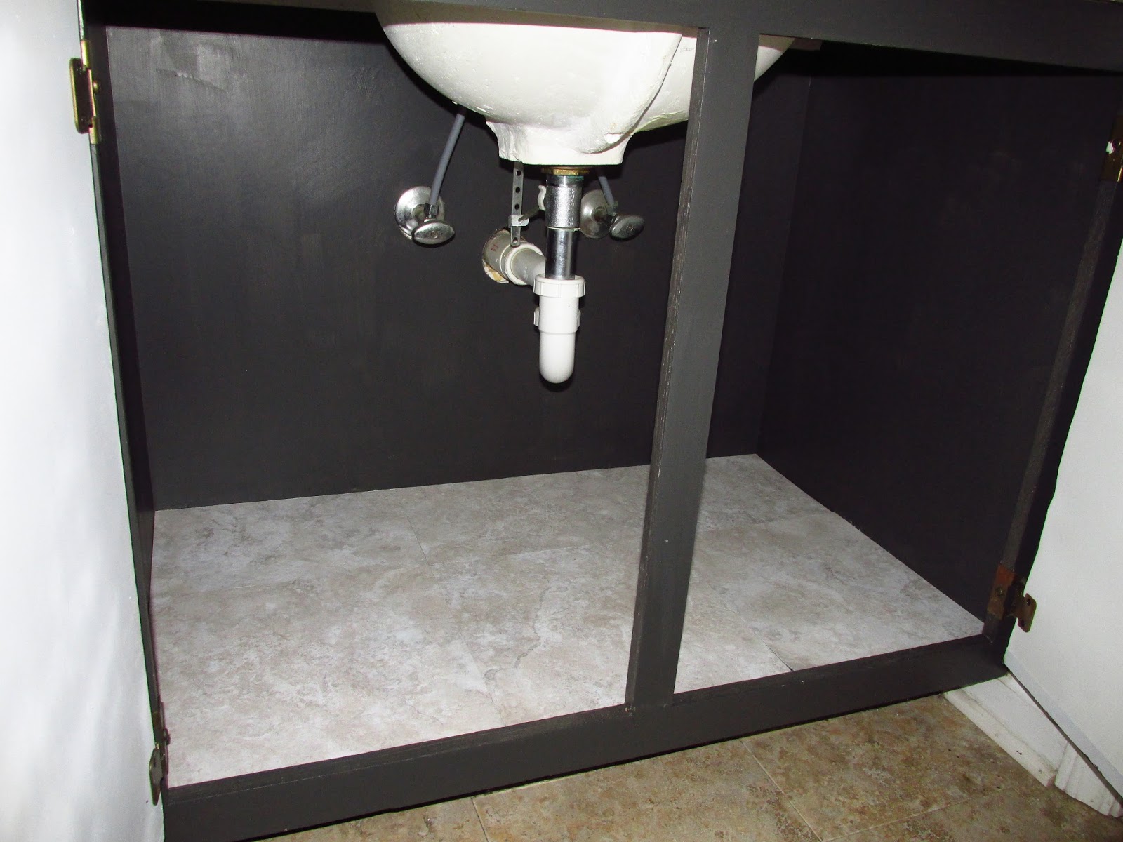 Simple Easy DIY: Redone Bathroom Vanities