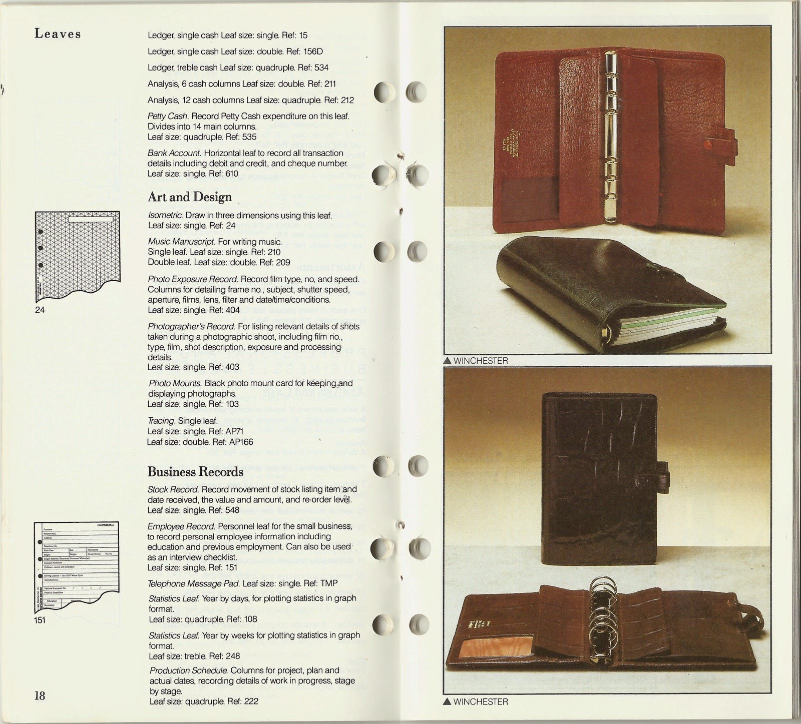 Philofaxy: Filofax 1987 Catalogue