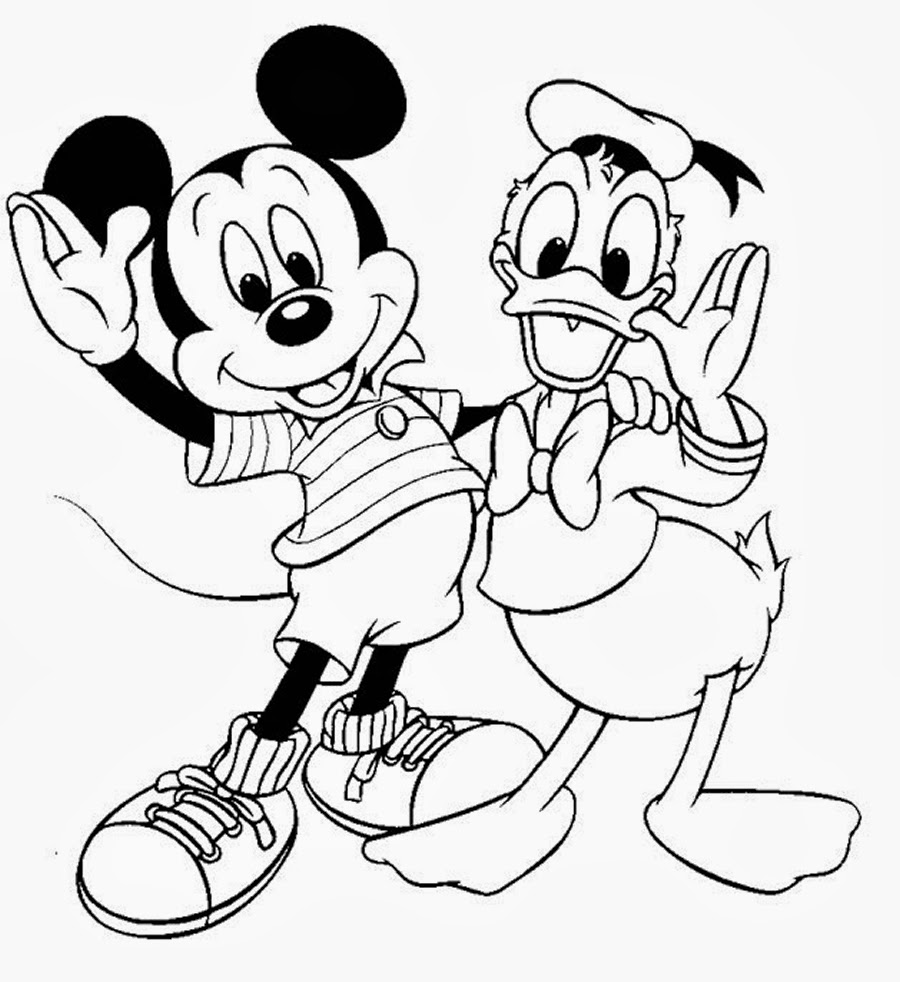 Dibujos de Mickey Mouse Para Imprimir y colorear : Dibujos para imprimir