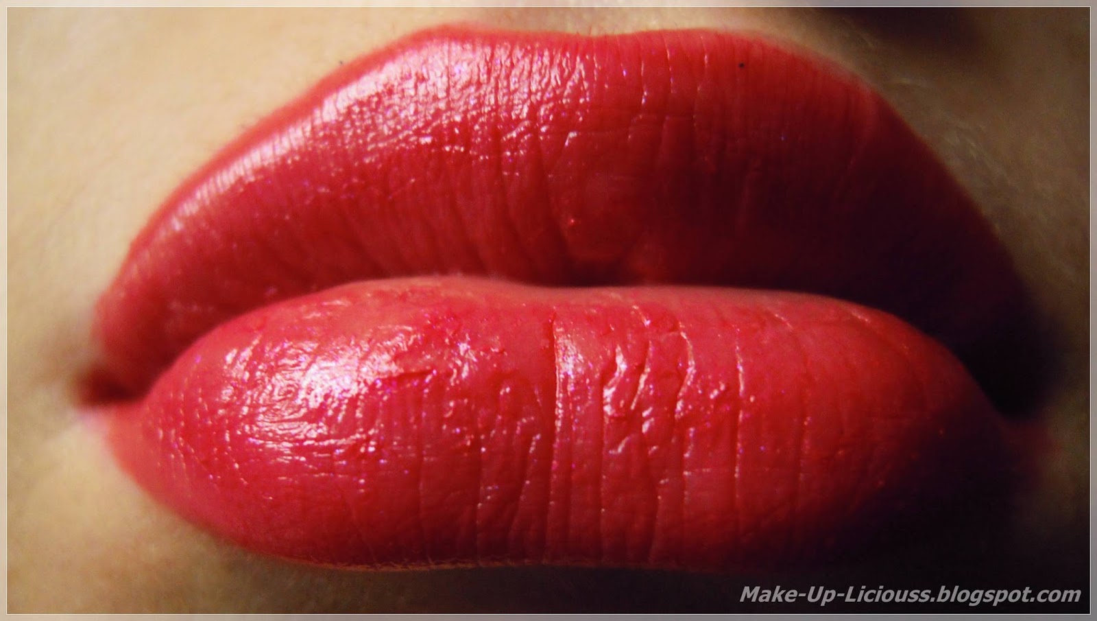 Crveni karmin sa plavim podtonom - napravi sam - MakeUpLicious