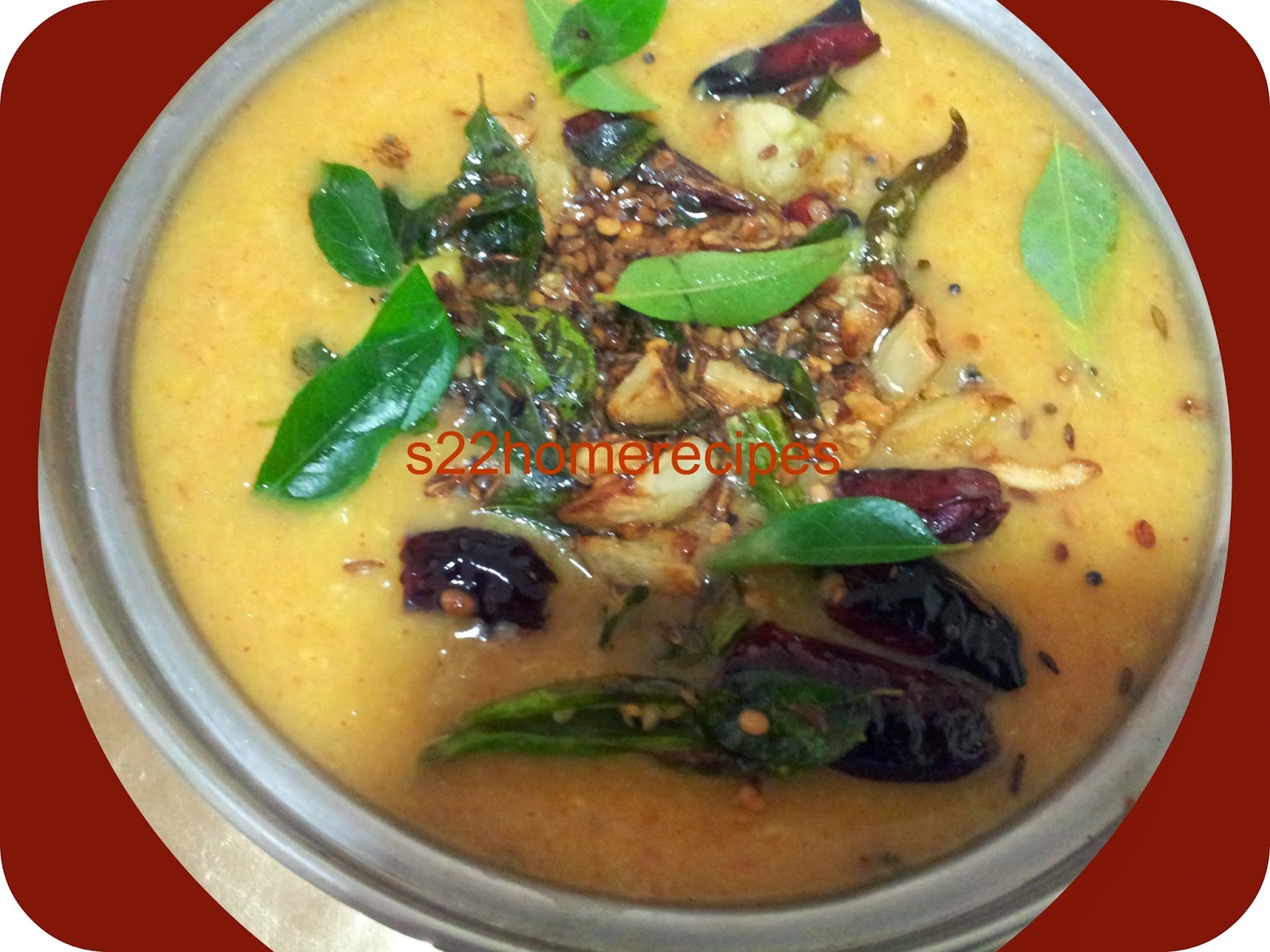 Moong dal tadka(Tomato pesara pappu)