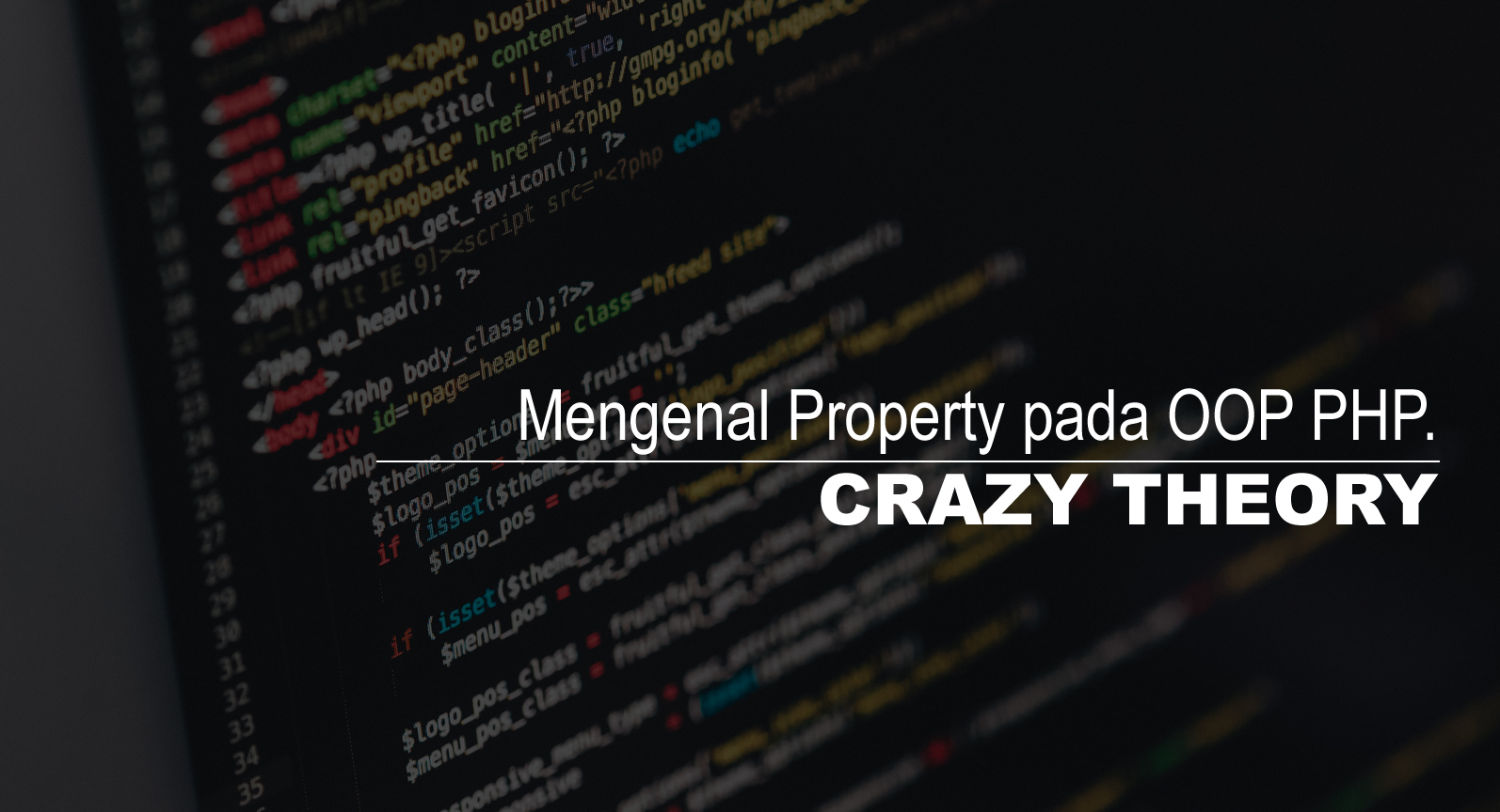 Mengenal Property pada OOP PHP. Mengenal Property pada OOP PHP.