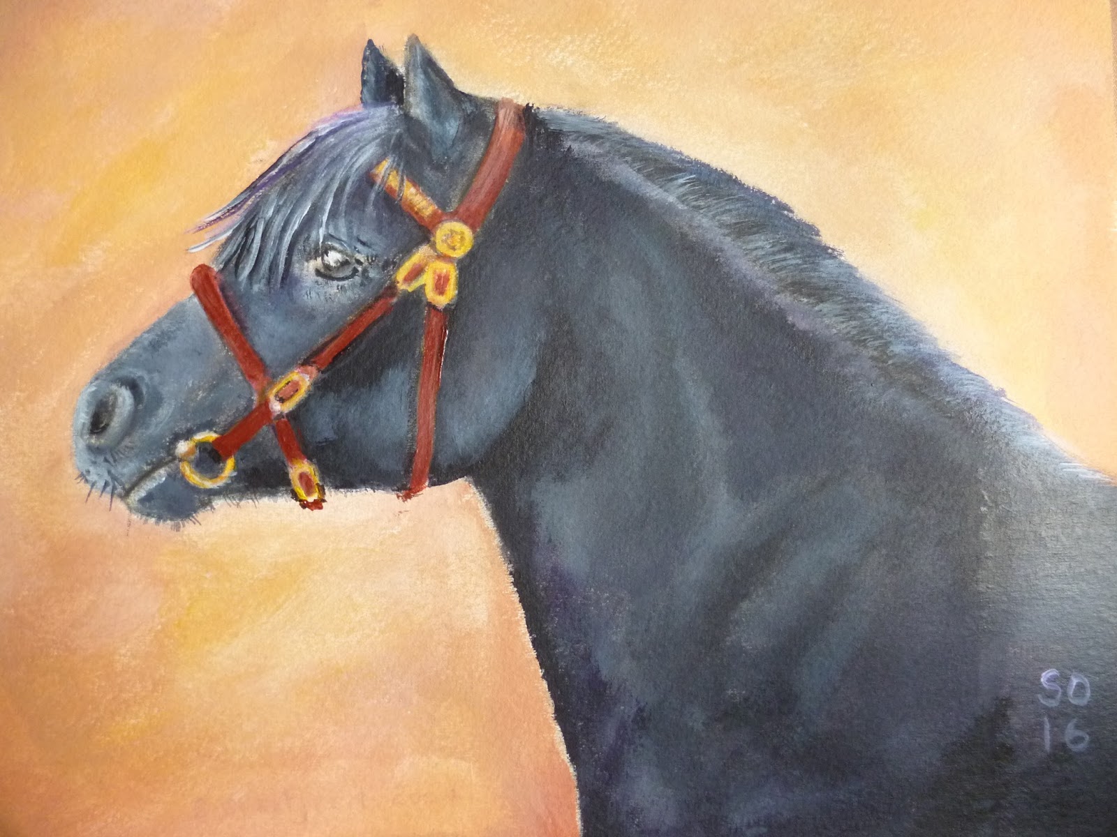 Supercosmic Art: Welsh Pony & Cob Painting