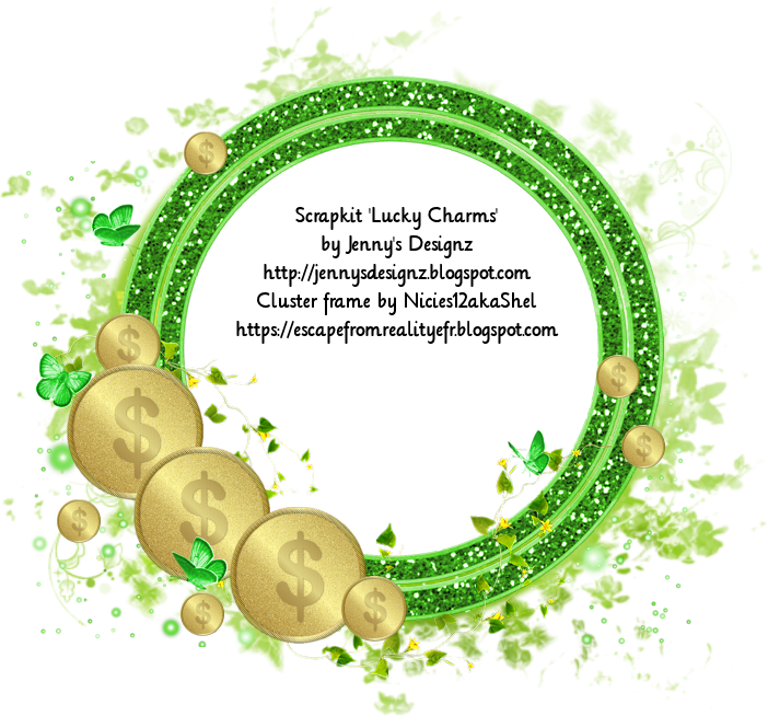 Escape From Reality Blog: FTU Cluster Frames "Lucky Charms"