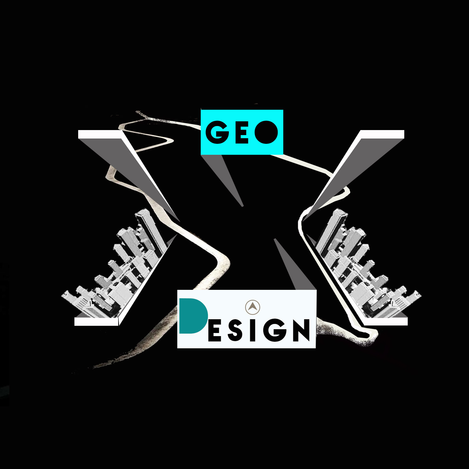 Logo Design Graphics - MS in Geodesign for Geospatial Technology