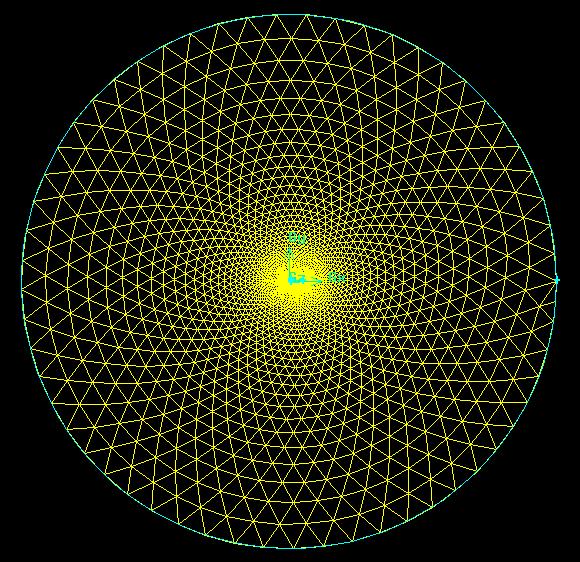 Grid Generation for CFD: Gambit: Viscous grid for naca0016 airfoil