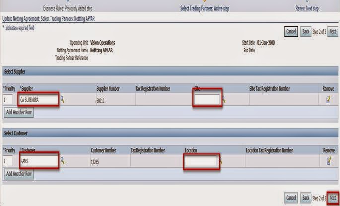 Oracle Applications: Oracle AR/AP NETTING