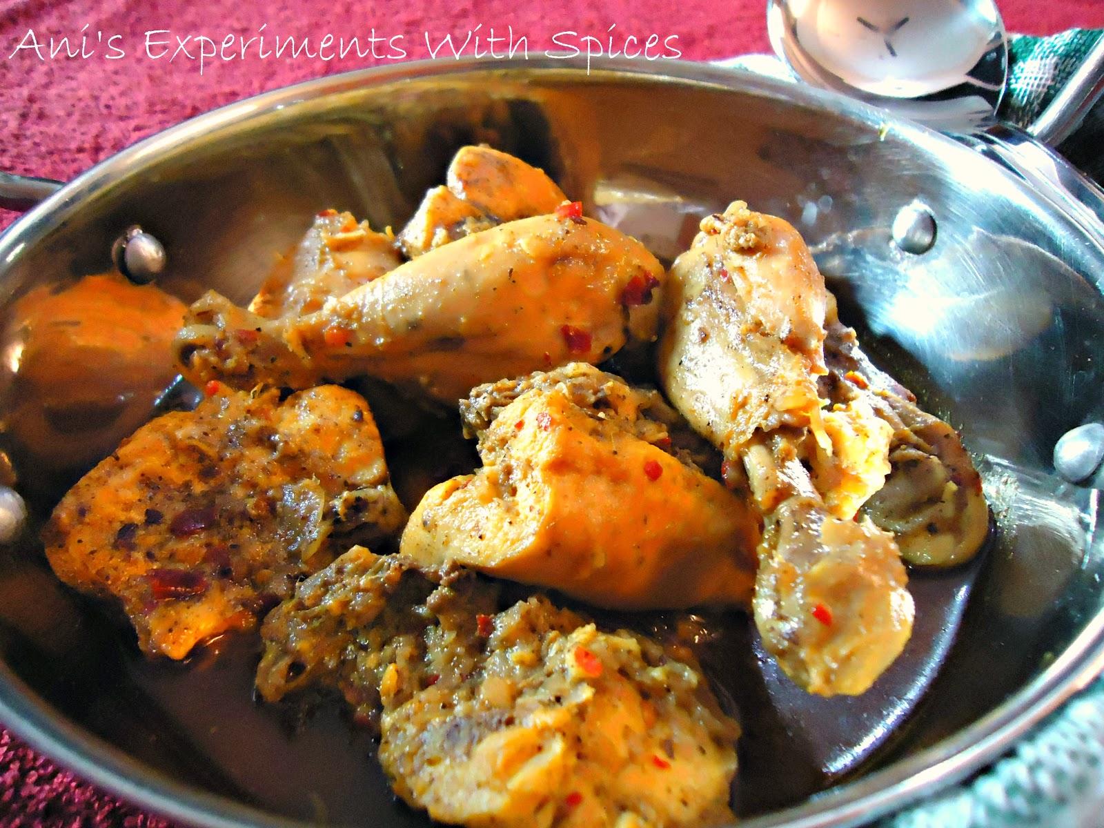 Ani's Experiments With Spices: Bikrampuri Murg Salaan ~ A Simple ...
