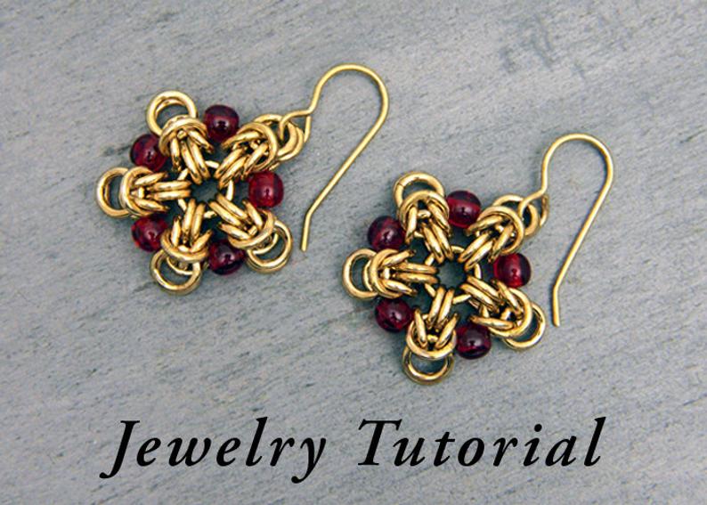 Geometric Chain Maille and Bead Jewelry Tutorials by Davidchain / The ...