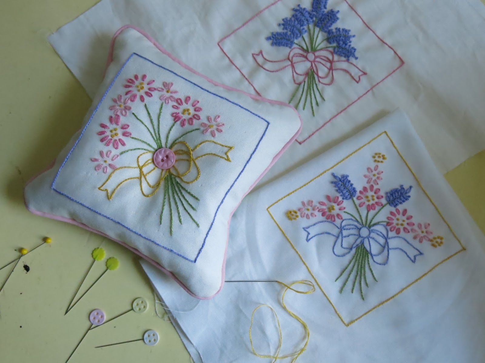 Miss Andrea Quilts: Embroidery Love