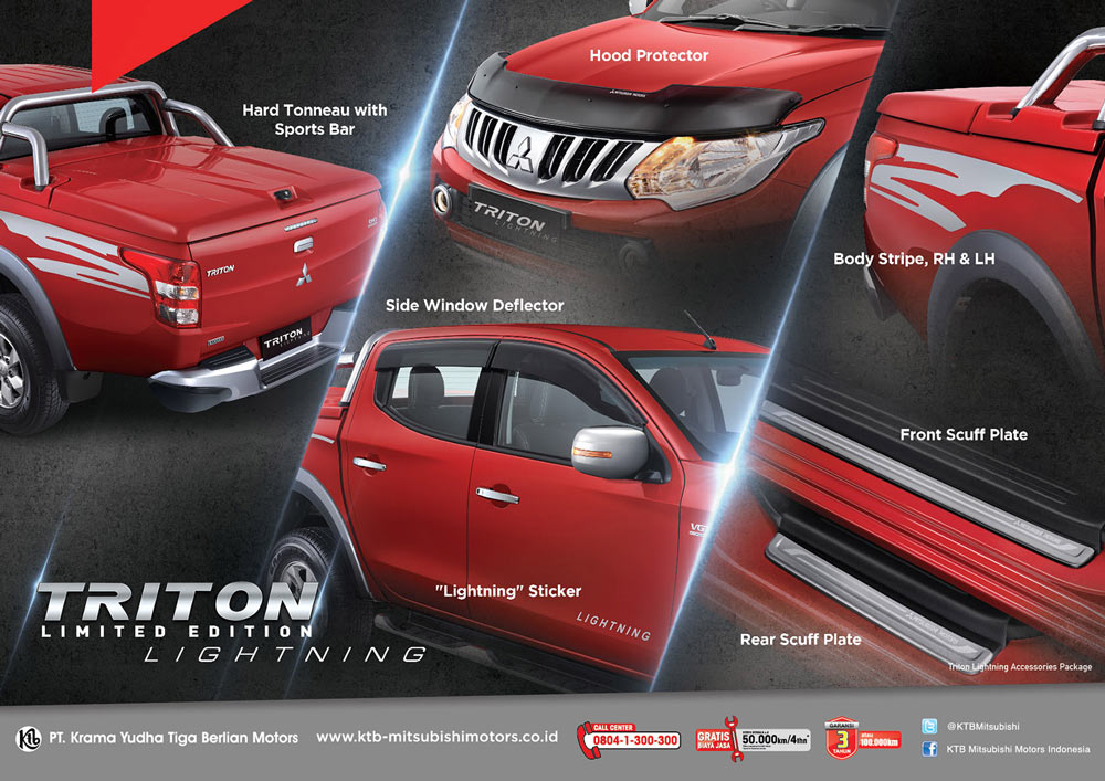 Strada Triton Lightning Limited Edition | DEALER MITSUBISHI | HARGA ...