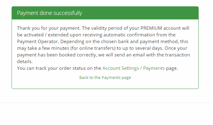 Payments and promotions