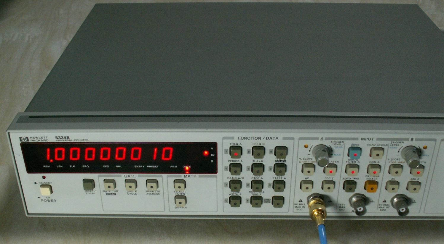 daikunomokichi_weblog: HP 5334B Universal Counter Act.2