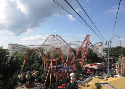 Evan and Lauren's Cool Blog: 9/3/12: Six Flags More Flags More Fun