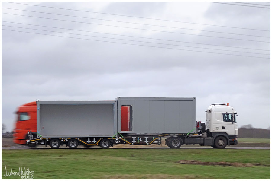 SCANIA: Scania ''highline'' container units vervoer!