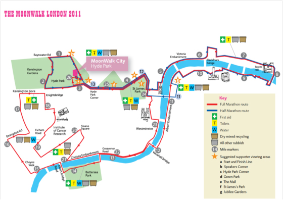 The Walk the Walk London Moonwalk 2011 - one night, one very good cause ...