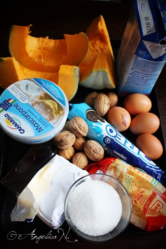 Angel's food: Prajitura cremoasa cu dovleac si paste