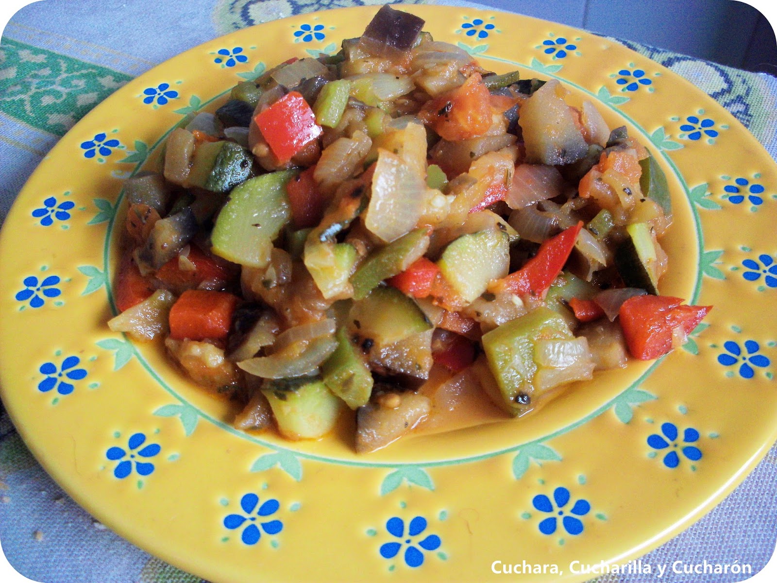 Cuchara, Cucharilla y Cucharón: Receta: Ratatouille