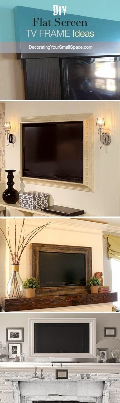 Best DIY Projects: We are all for this easy upgrade! Frame your TV to ...