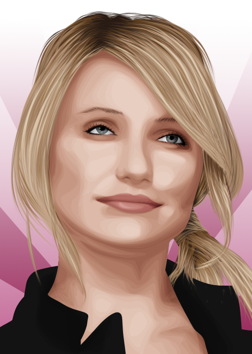 Cartoon Pictures of Cameron Diaz