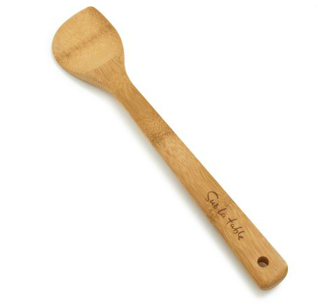 Sur La Table Burnished Bamboo Stir-Fry Spatula, 12"