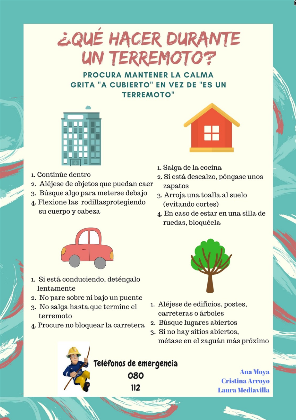 CristinaArroyoGomezMareNostrum: CARTEL TERREMOTOS