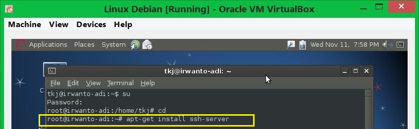 Config ssh linux in debian - Blog for Learning