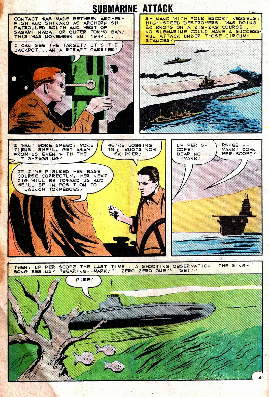 THE CHARLTON COMICS READING LIBRARY: SUBMARINE ATTACK #39 May 1963