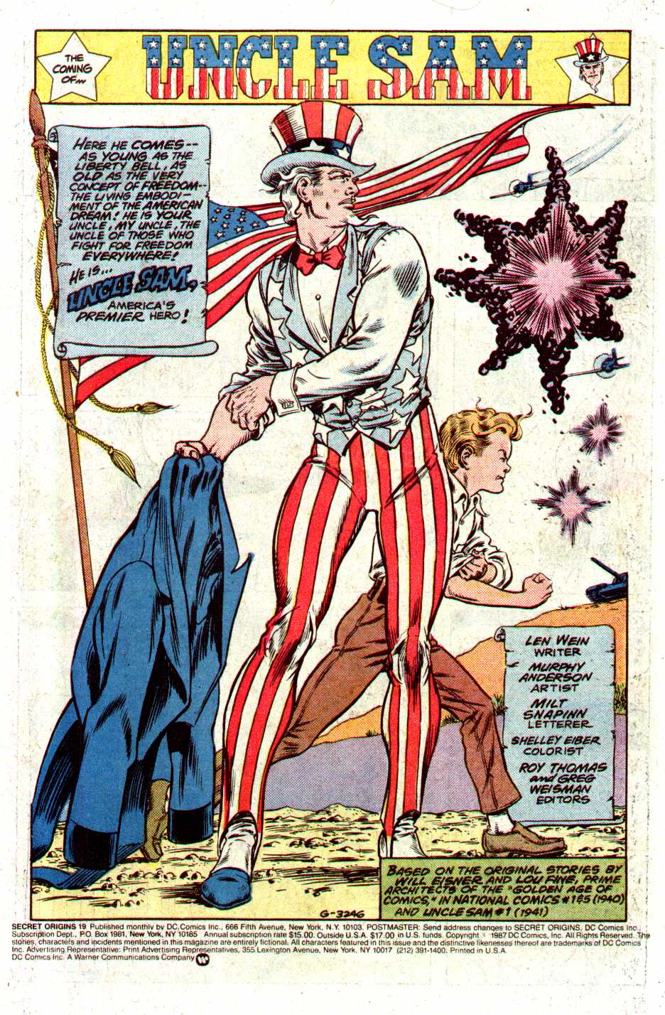 The Dork Review: Secret Origin: Uncle Sam