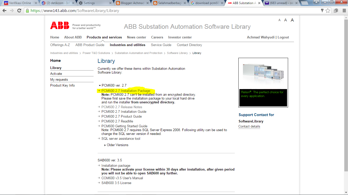 Ahmadist: CARA MENGINSTAL PCM600 (SOFTWARE UNTUK CONNECT PC DENGAN ...