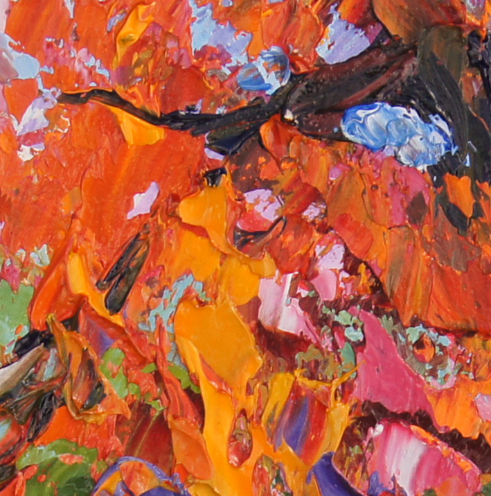 Palette Knife Painters, International: Autumn Blaze oil painting by ...